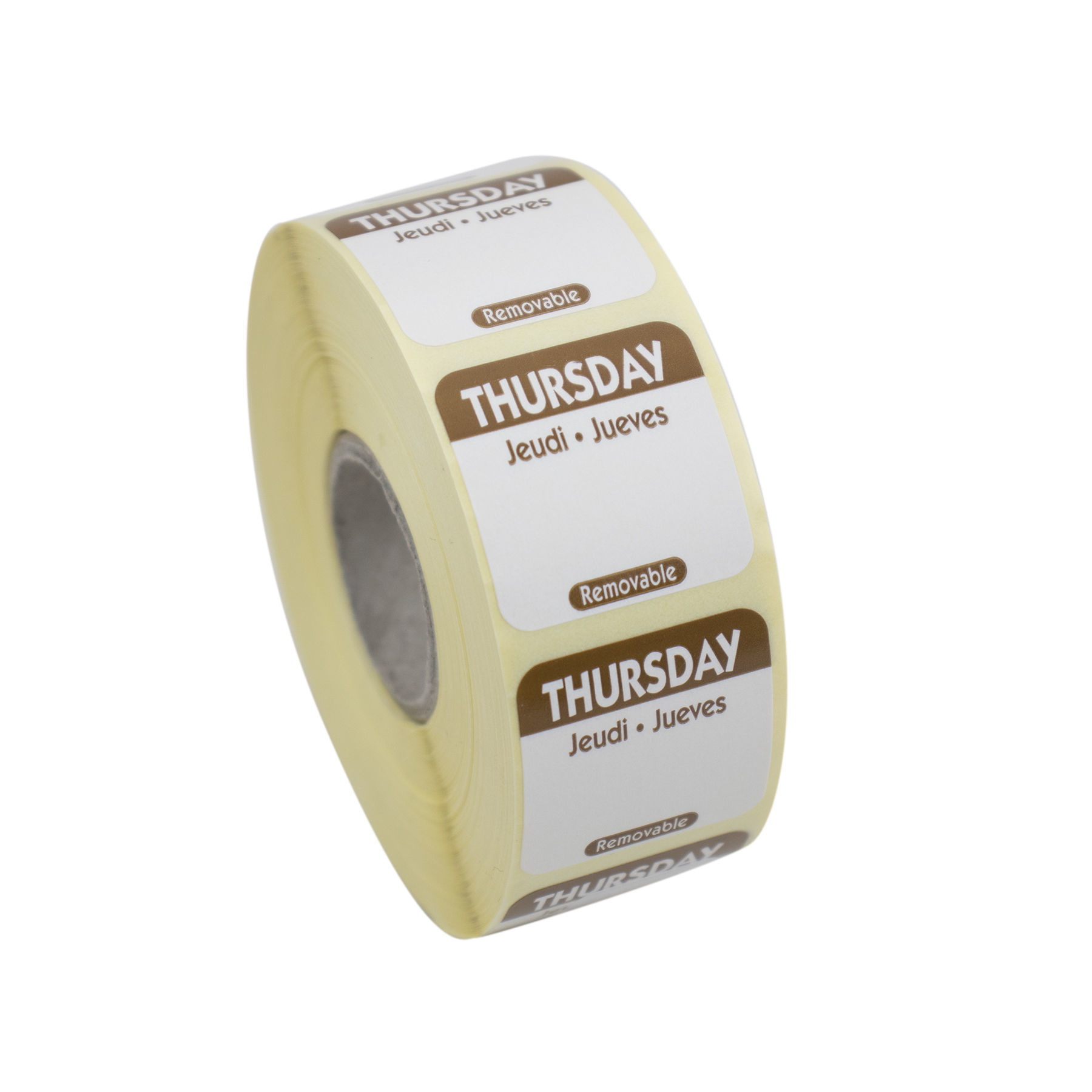 NCCO International Limited. 25mm Trilingual Removable Thursday Label ...