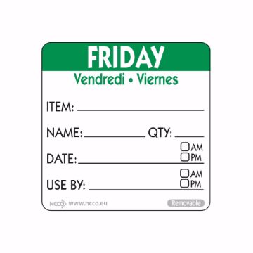 NCCO International Limited. Food Safety Labels