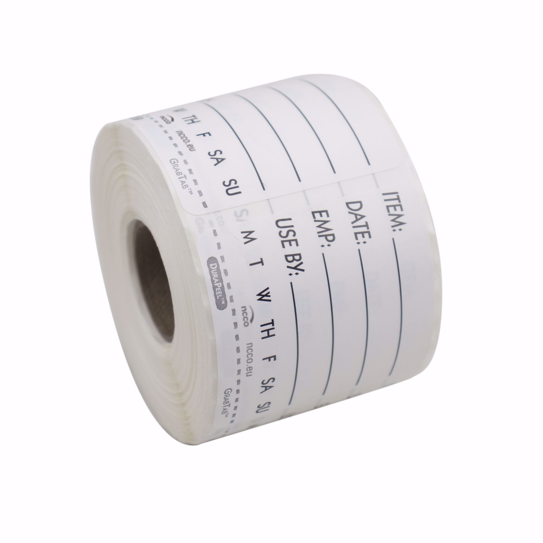 NCCO International Limited. 50mm (2") English DuraPeel Shelf Life Label