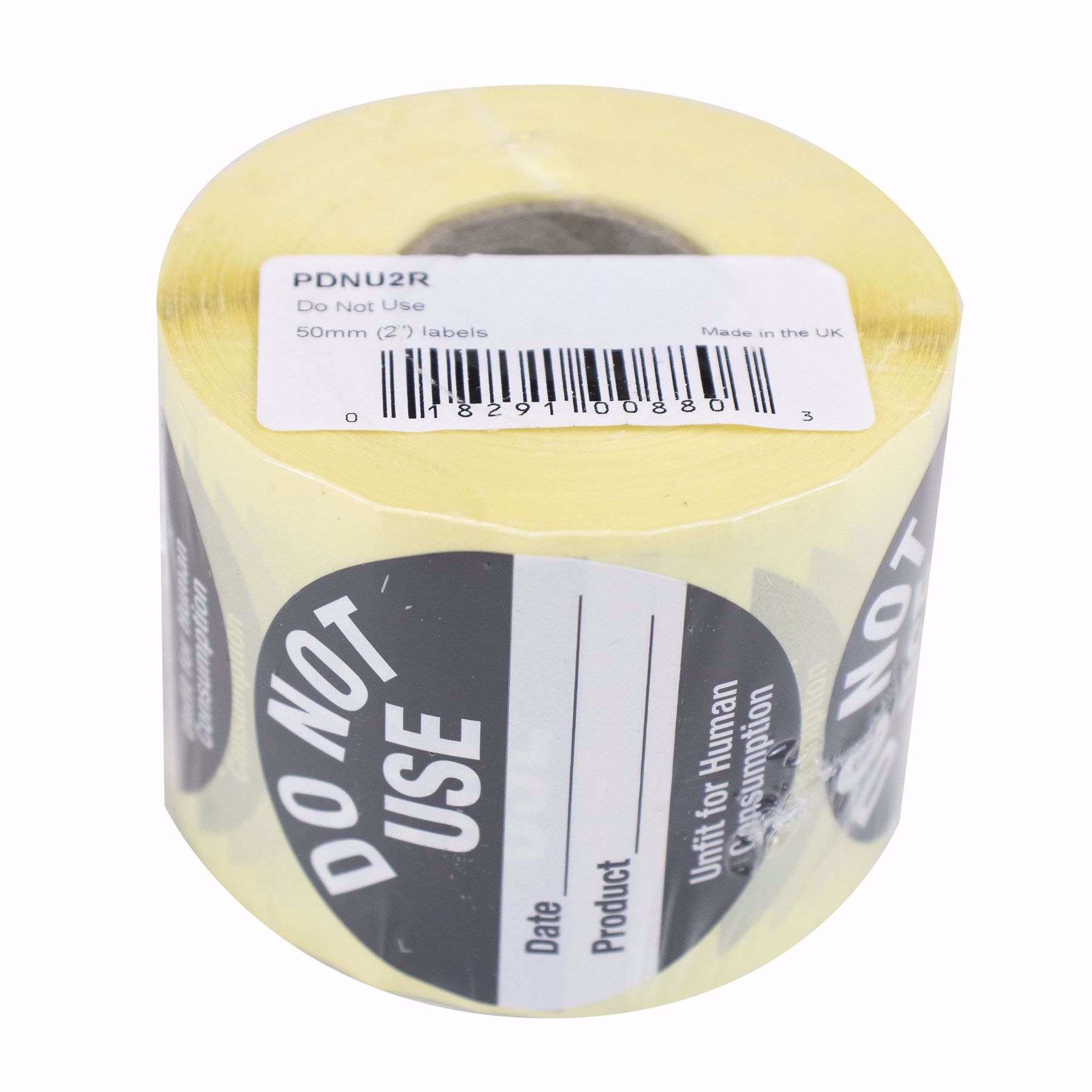NCCO International Limited. 50mm (2") English Permanent Do Not Use Label