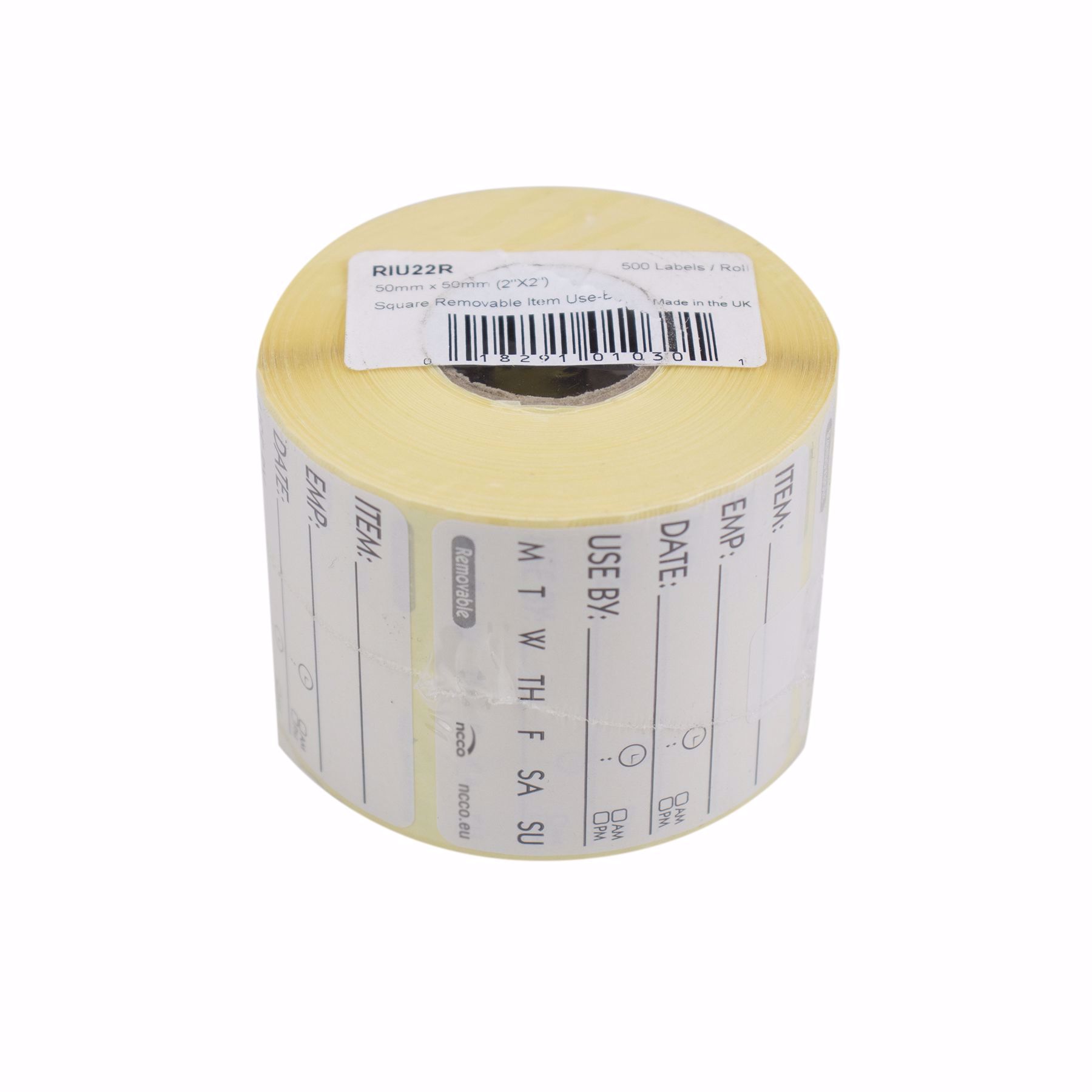 NCCO International Limited. 50mm (2") English Removable Item-Prep-Use ...