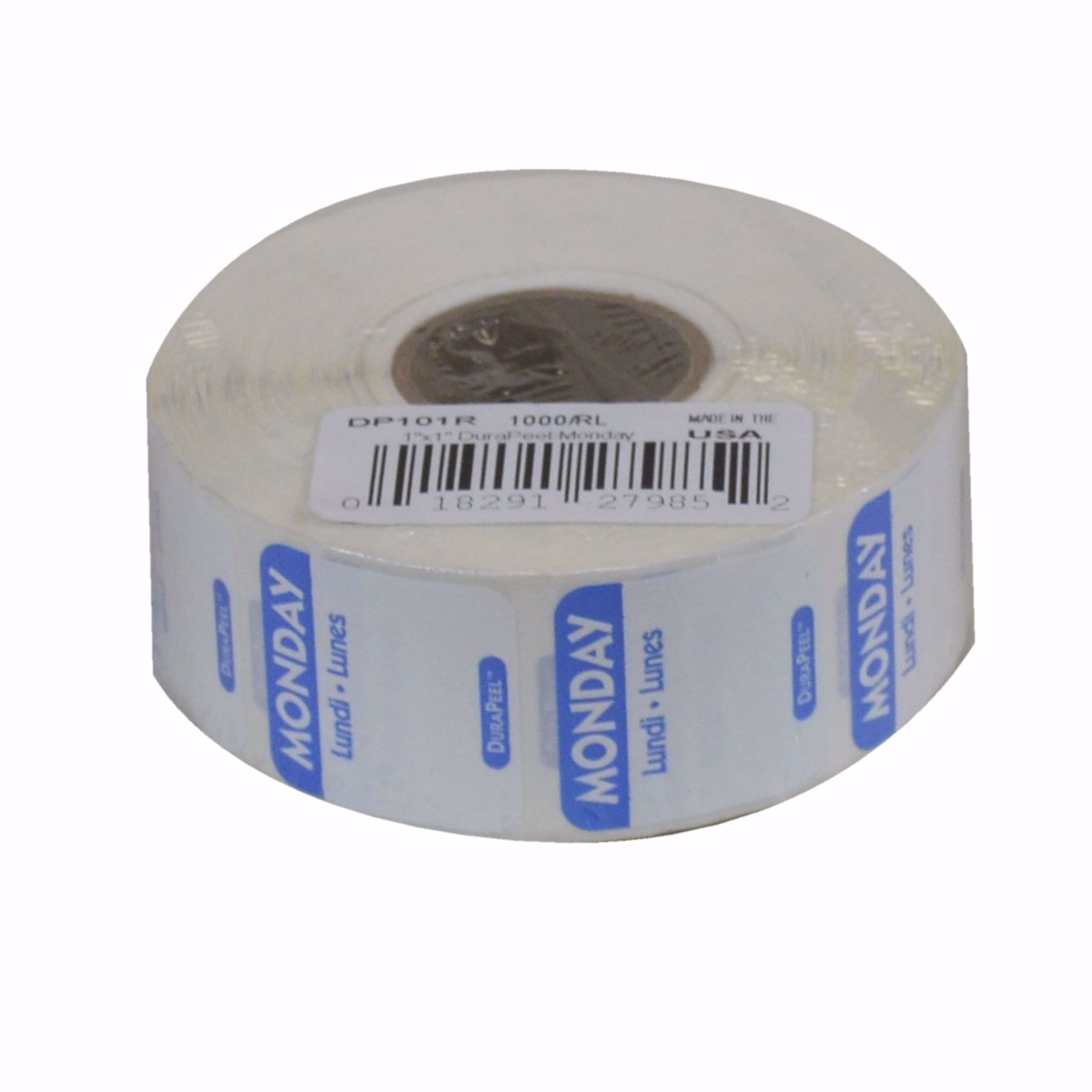 NCCO International Limited. 25mm (1") Trilingual DuraPeel Labels - Monday