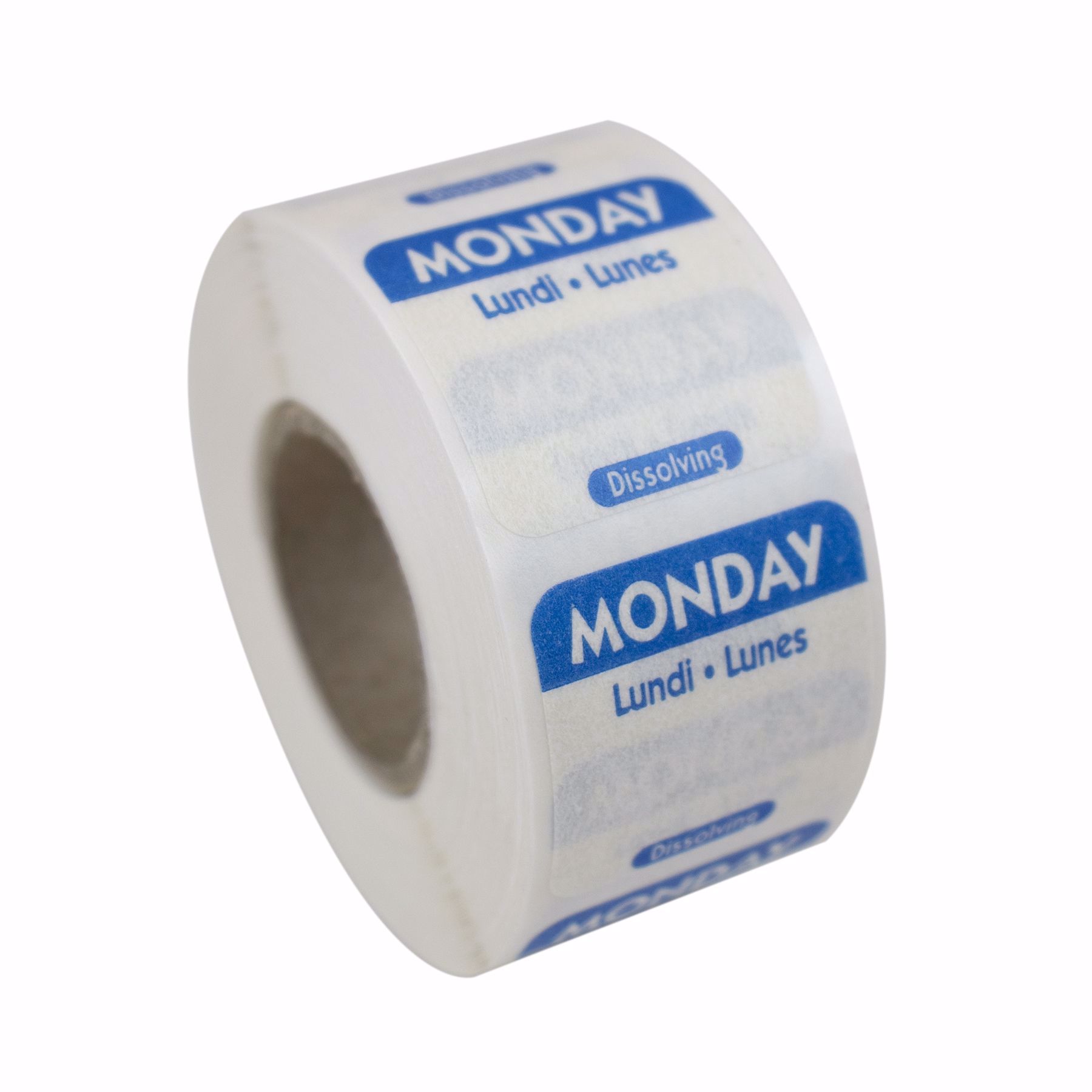 NCCO International Limited. 25mm Trilingual Monday Dissolving Labels ...