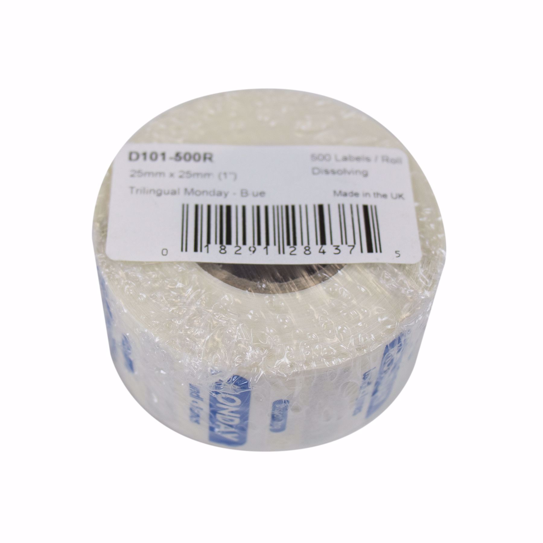 NCCO International Limited. 25mm Trilingual Monday Dissolving Labels ...