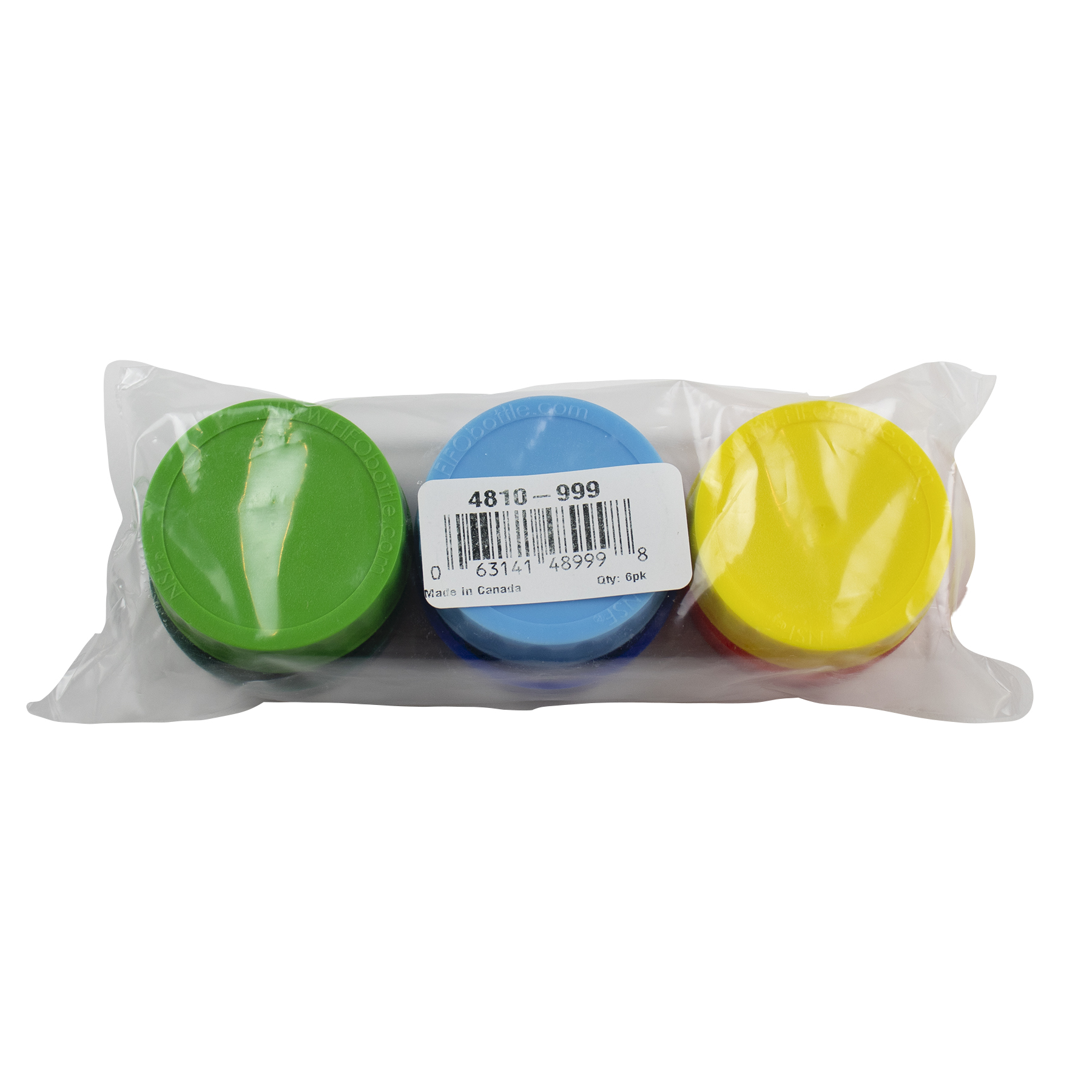 NCCO International Limited. FIFO Assorted Replacement Cap Color 6pk