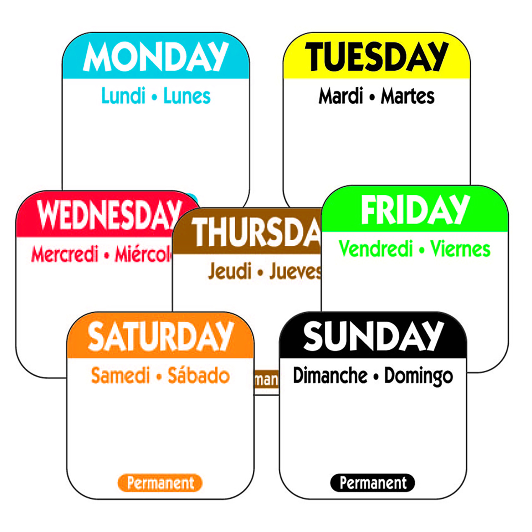 NCCO International Limited. 25mm Trilingual Permanent Label Kit | NCCO ...