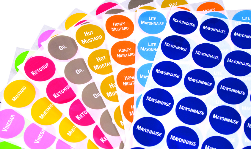 NCCO International Limited. FIFO Circle Cap Labels x 2 Sheets